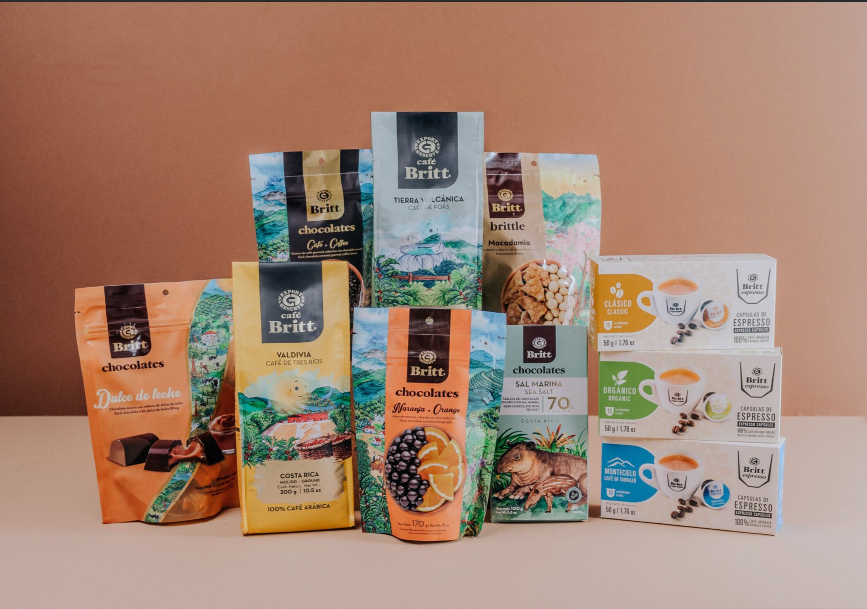 Chocolates Britt: Sabores Gourmet de Costa Rica – Café Britt Costa Rica