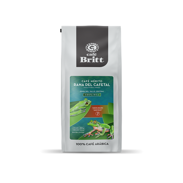 Café Britt Mérito Rana del Cafetal Molido | Edición Limitada – Café ...
